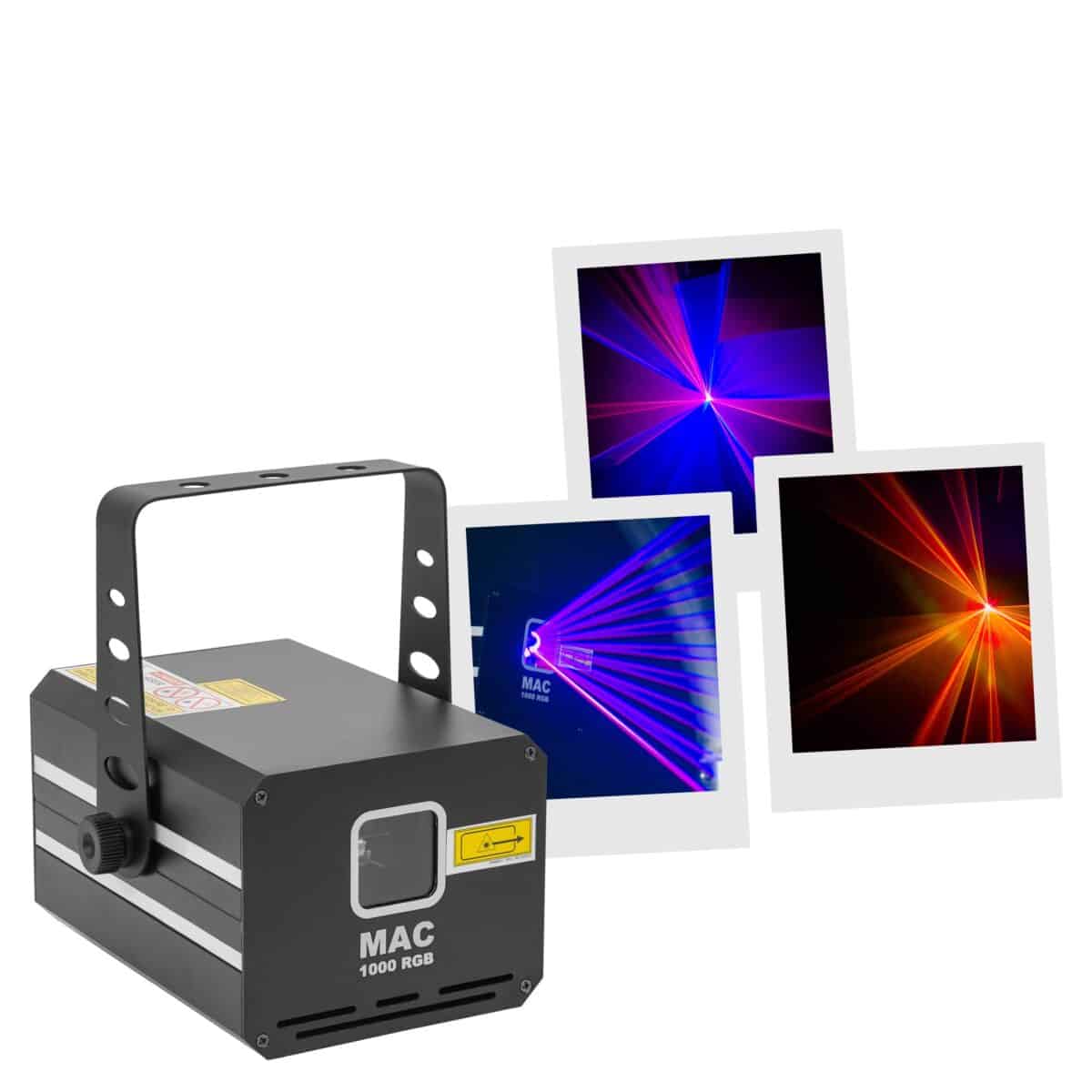 MAC 1000 RGB Mac Mah - Lasers Multicolores | Sonowest.fr